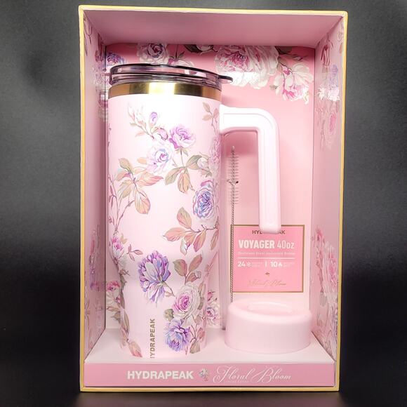 Hydrapeak | Dining | Hydrapeak Floral Bloom Rose Vine Baby Pink Voyager ...